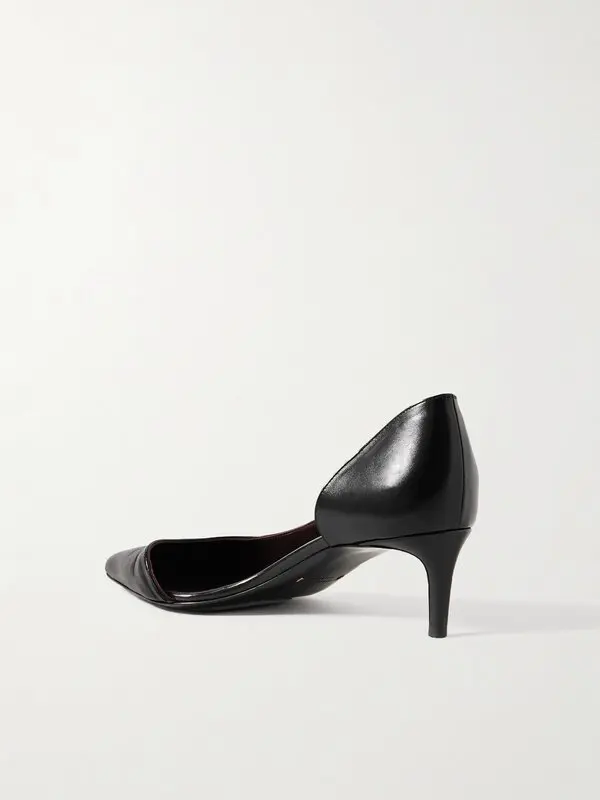 Khaite Jett Leather Pumps - Black