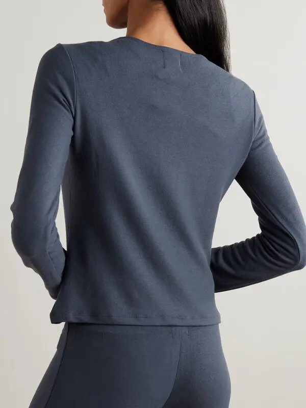 LESET Lauren Jersey Cardigan
