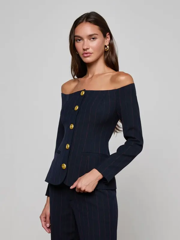 L'Agence Alice Blazer Top