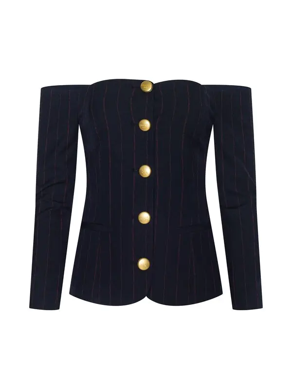 L'Agence Alice Blazer Top