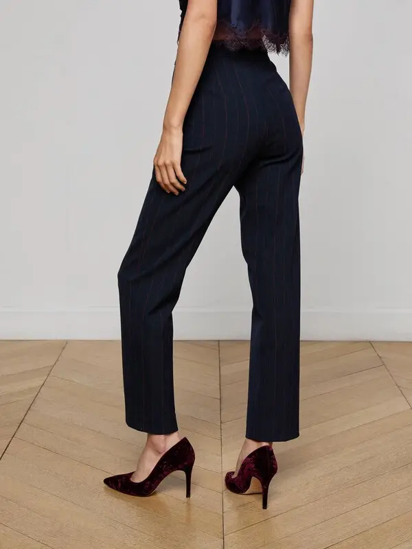 L'Agence Pinstriped Rebel Trousers