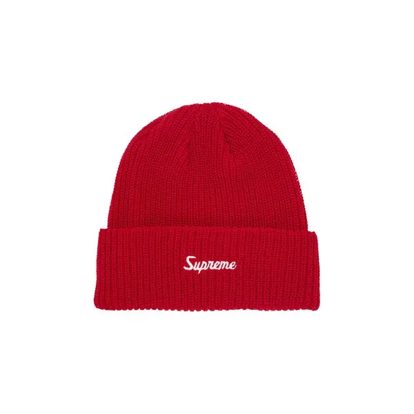 Supreme Loose Gauge Beanie - Red
