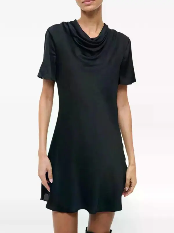 black 8 drawer double dresser Black Shimmer Mini Dress main image 1