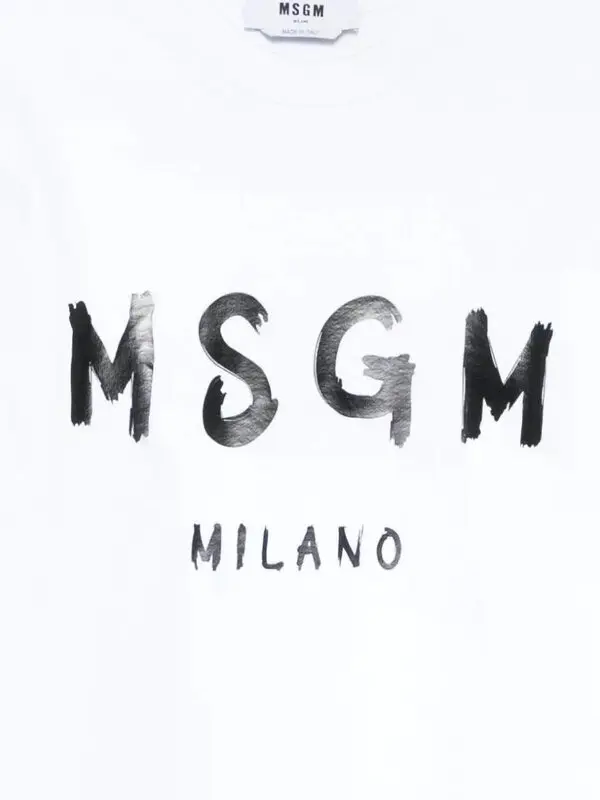 MSGM Logo-print Crew-neck Sweatshirt