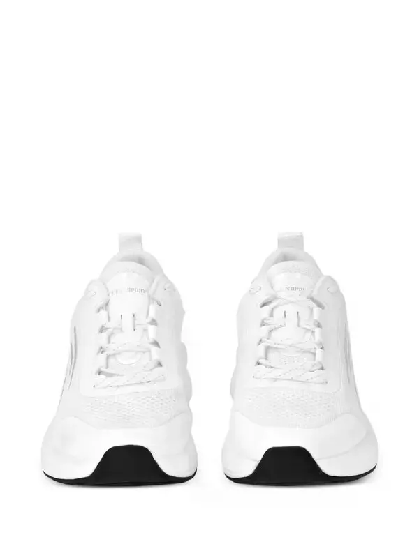 PLEIN SPORT Metallic-stripe Mesh Trainers