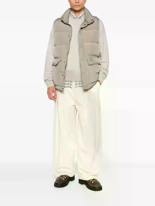 Maison Kitsuné Puffer Gilet - Grey