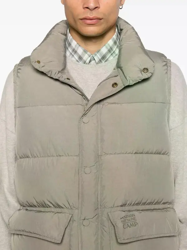 Maison Kitsuné Puffer Gilet - Grey