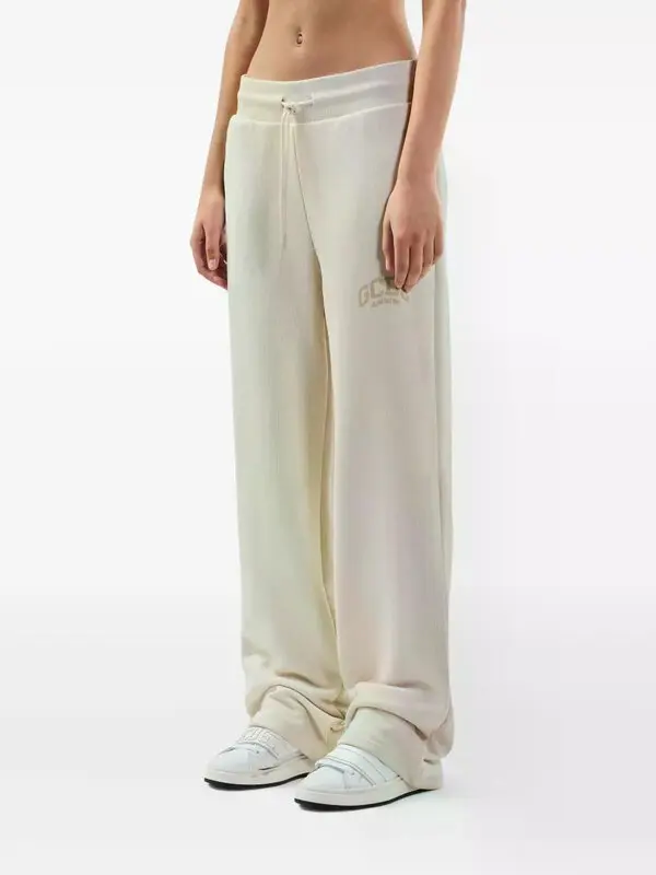 Gcds Logo-print Track Pants - Neutrals