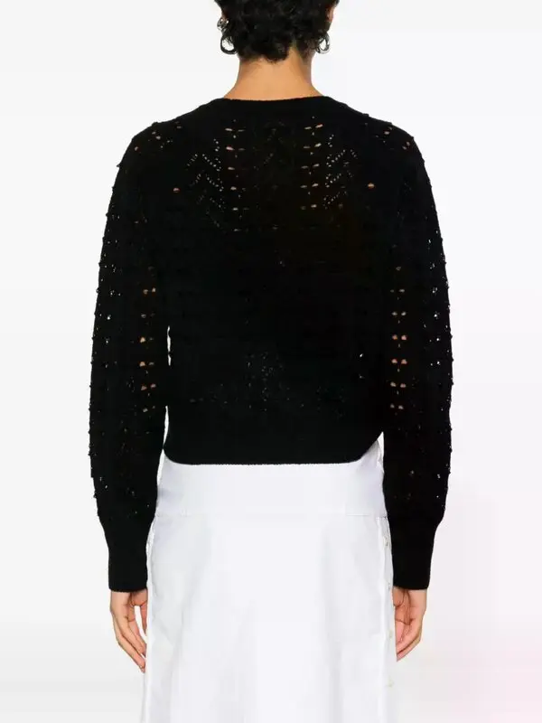 Cecilie Bahnsen Openwork Knit Sweater