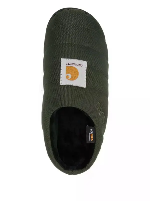 Carhartt Work In Progress X Subu Logo-motif Slippers - Green