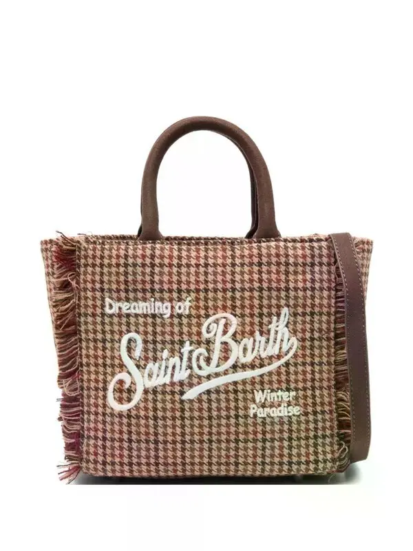 MC2 SAINT BARTH Mini Vanity Tote Bag - Brown