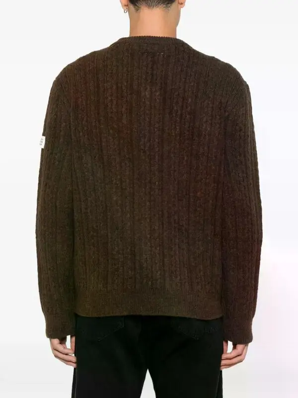 MAISON MARGIELA V-neck Ribbed Knit Sweater