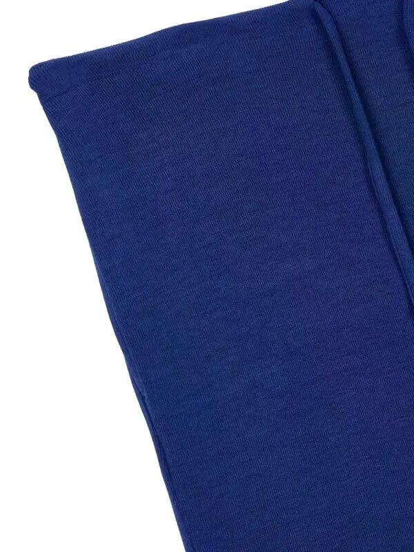 STUDIO TOMBOY Back-slit Long Skirt - Blue