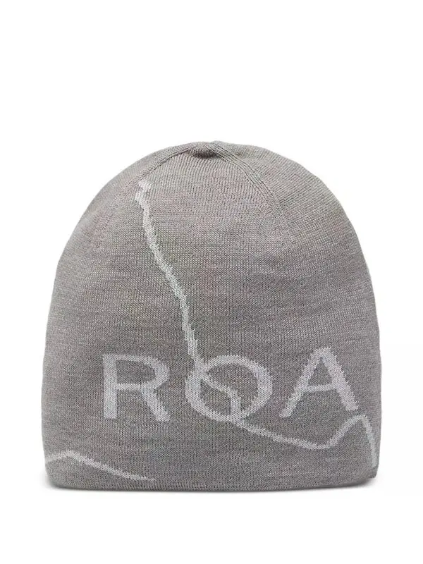 ROA Logo-detail Beanie - Grey