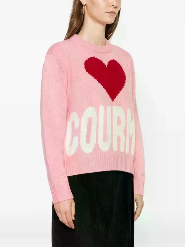 MC2 SAINT BARTH Kila Courma Heart Knit Sweater