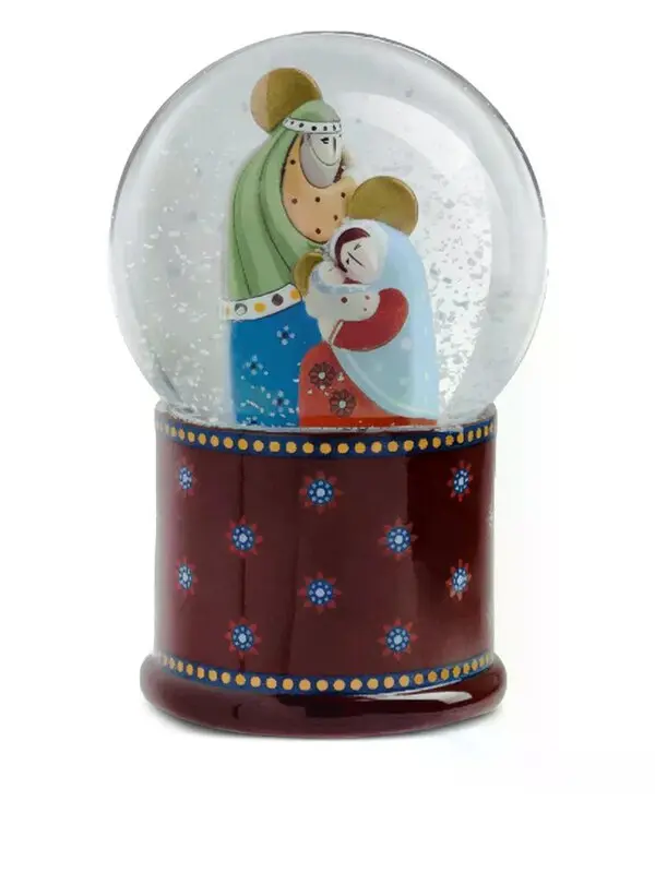 EGAN Christmas Snow Globe - Red
