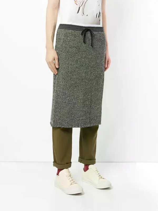 UNDERCOVERISM Wool Drawstring Skirt