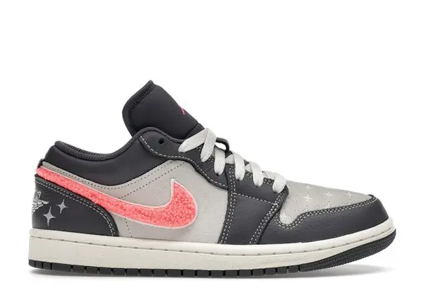 JORDAN 1 Low - Light Graphite/hot Punch/muslin