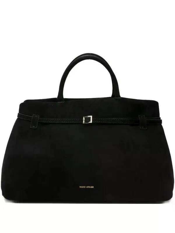 Manu Atelier Le Cambon 35 Suede Tote Bag