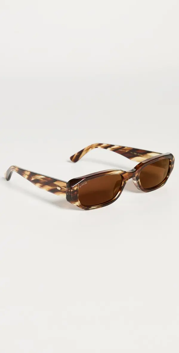 KIMEZE Ore Oval Sunglasses - Jungle Print
