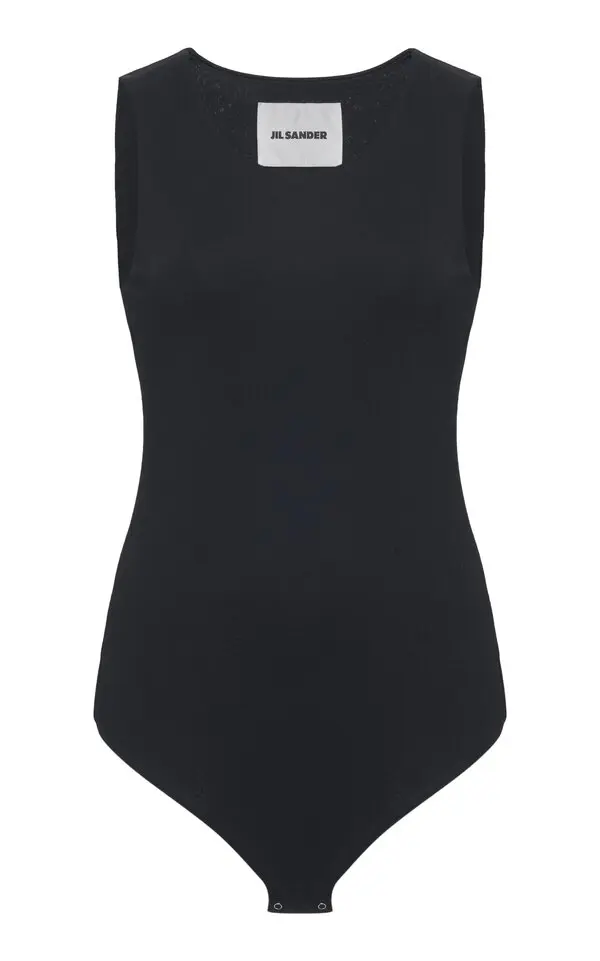 JIL SANDER Sleeveless Bodysuit - Black