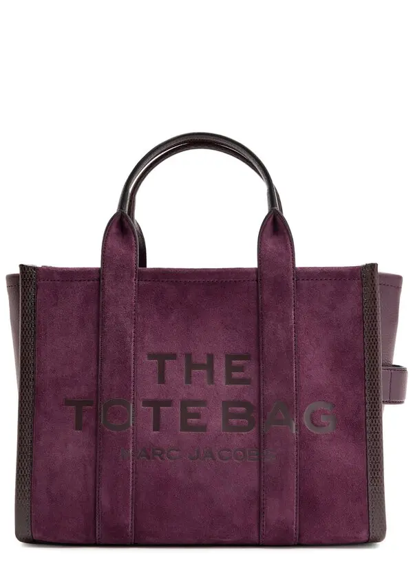 Marc Jacobs The Suede Medium Tote Bag - Plum
