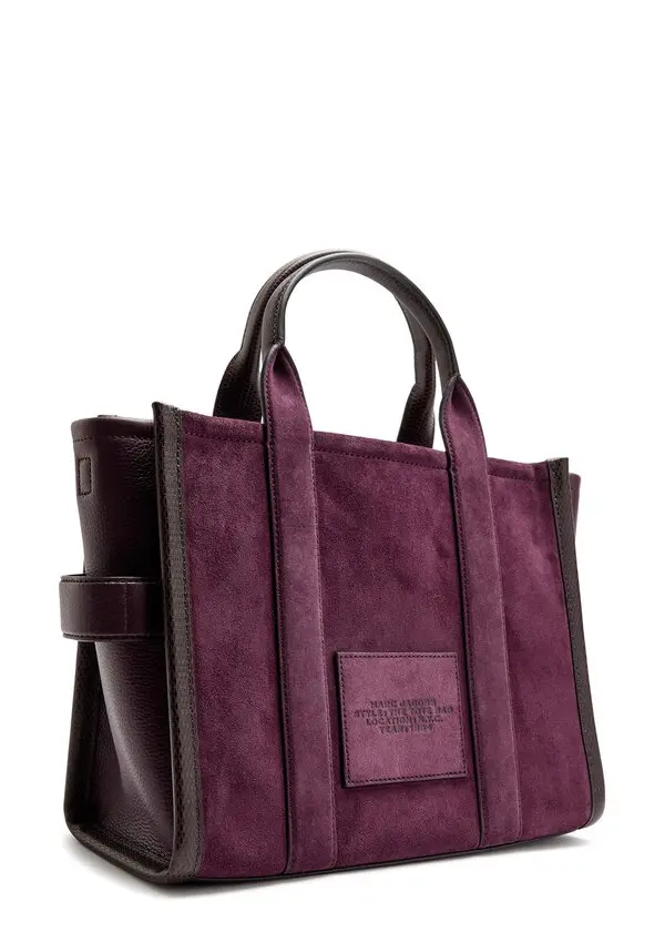 Marc Jacobs The Suede Medium Tote Bag - Plum
