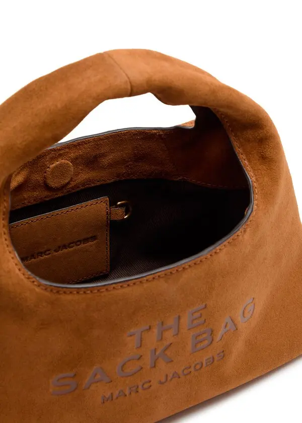 Marc Jacobs The Sack Mini Suede Top Handle Bag - Copper