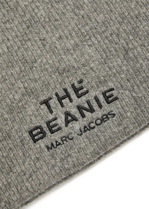 Marc Jacobs Merino-blend Beanie - Grey