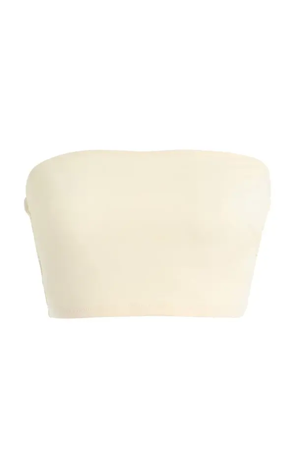 Bondi Born Stella Bandeau Bikini Top - Ivory