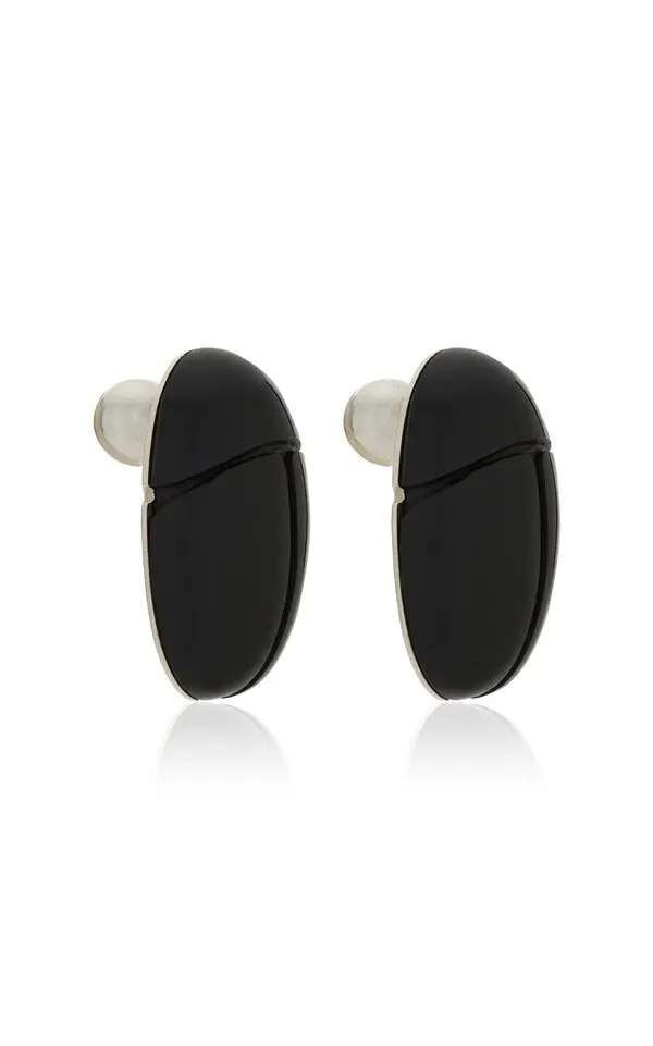 SOPHIE BUHAI Sterling Silver Onyx Dangle Earrings