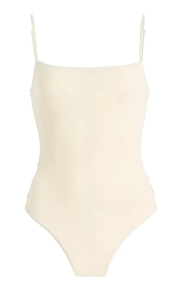 Jade Swim Hexa One-piece Swimsuit - Ivory