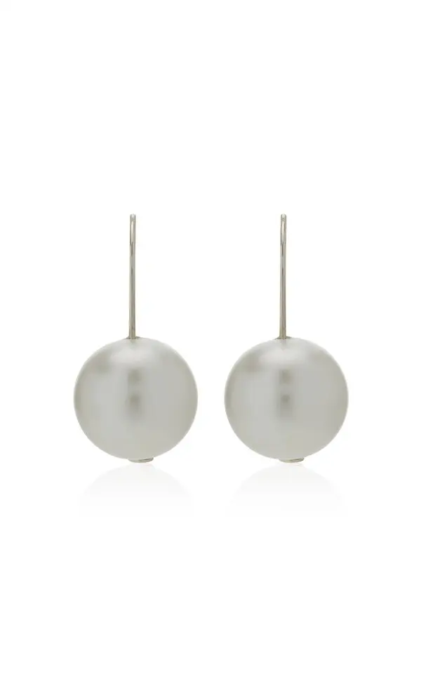 SOPHIE BUHAI Sterling Silver Pearl Drop Earrings - White