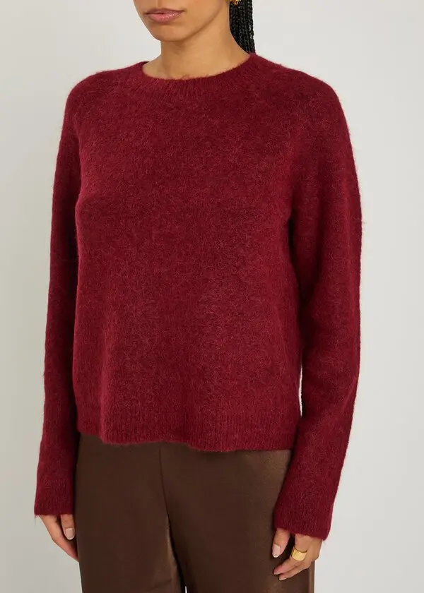 Vince Brushed Alpaca-blend Jumper