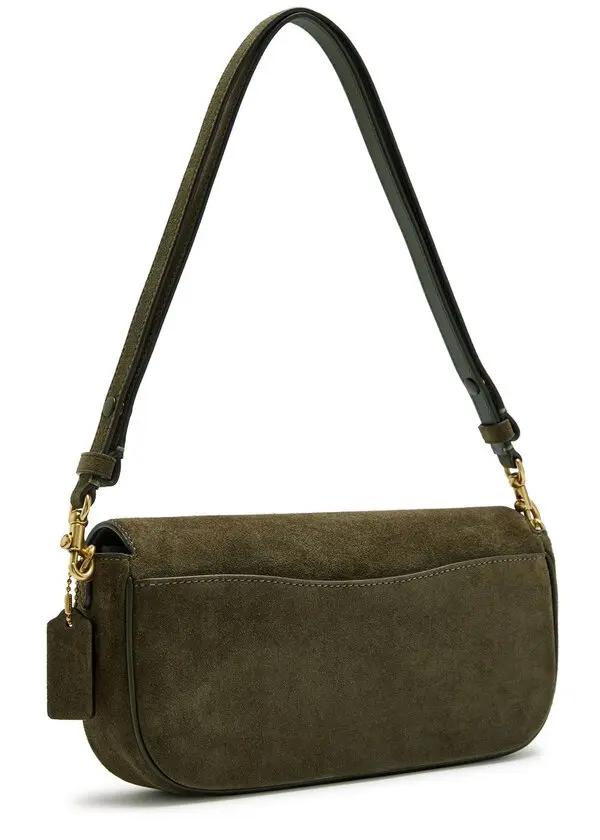 COACH Brook Suede Shoulder Bag