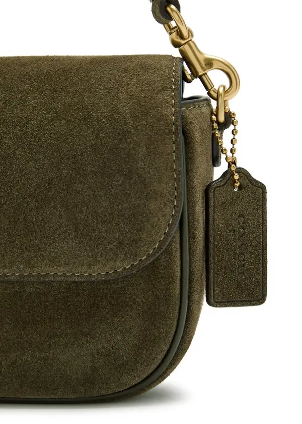 COACH Brook Suede Shoulder Bag