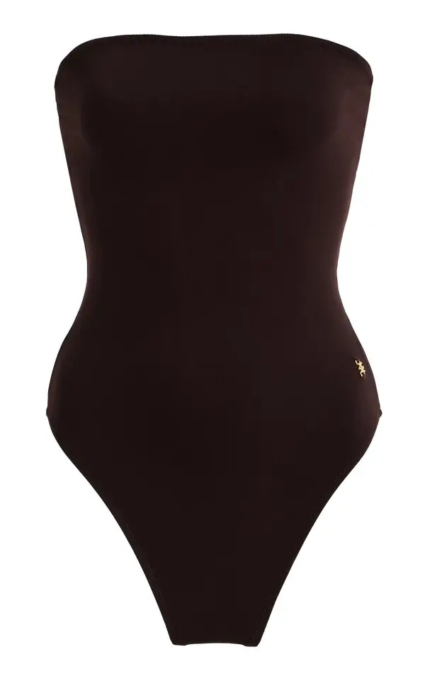 Eterne Kaia Bandeau One-piece Swimsuit - Brown