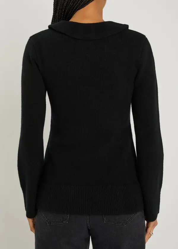 LIBEROWE Ruffled Wool Cardigan