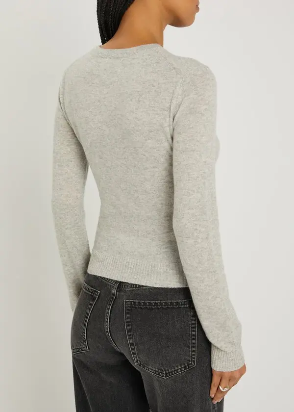 REFORMATION Melange Cashmere Jumper - Grey