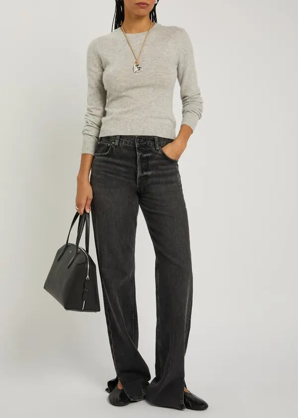 REFORMATION Melange Cashmere Jumper - Grey