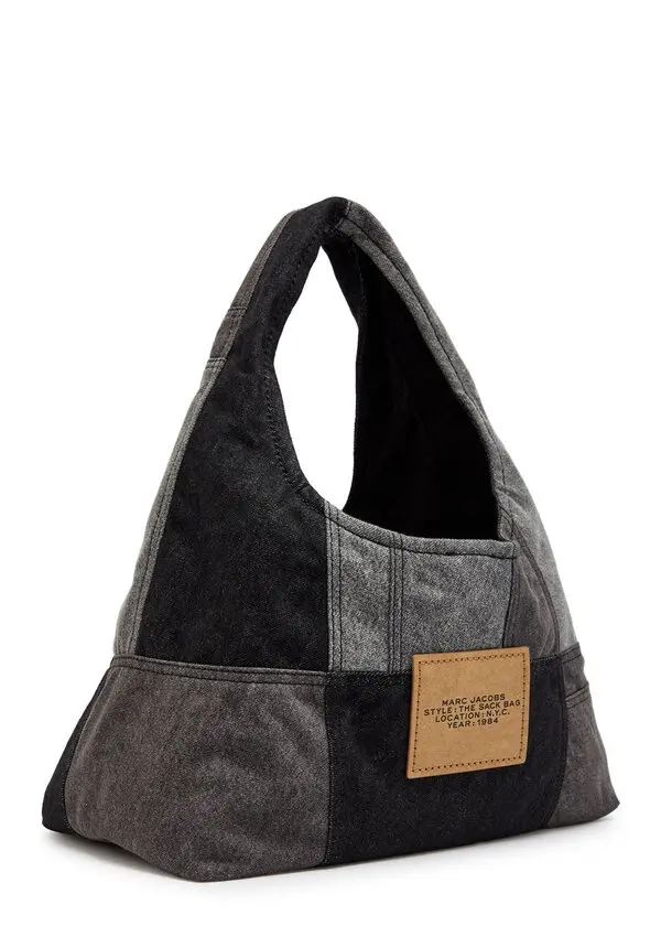 Marc Jacobs The Sack Patchwork Denim Shoulder Bag