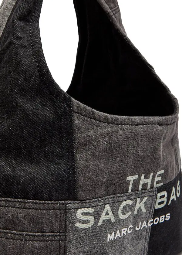 Marc Jacobs The Sack Patchwork Denim Shoulder Bag