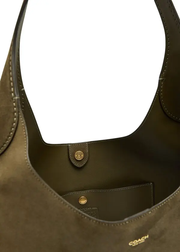 COACH Brooklyn 39 Suede Shoulder Bag