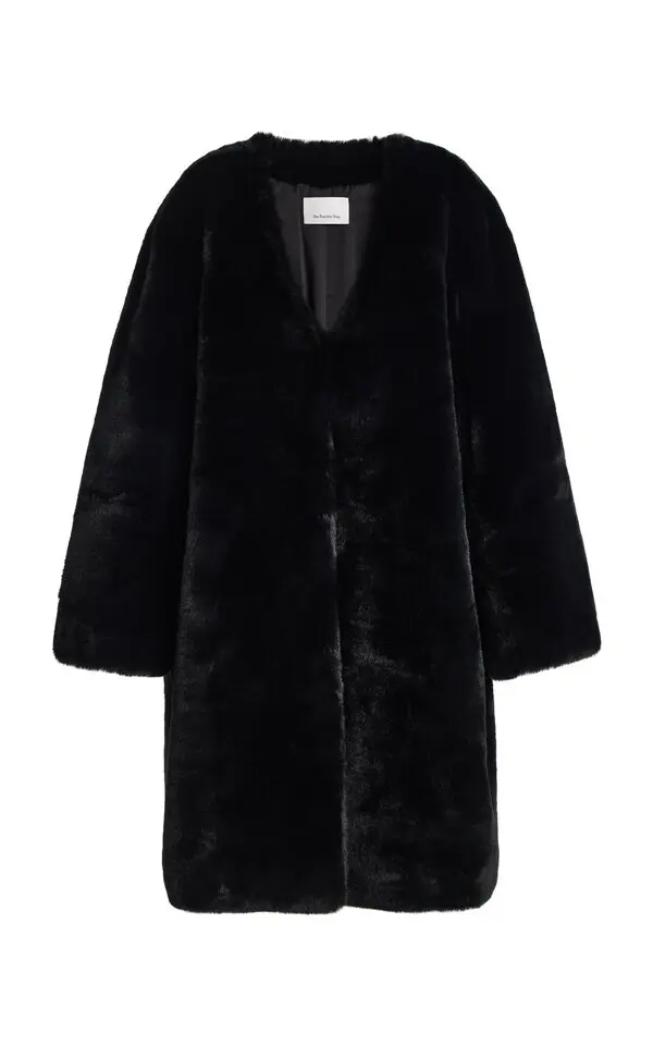 THE FRANKIE SHOP Matera Faux Fur Coat