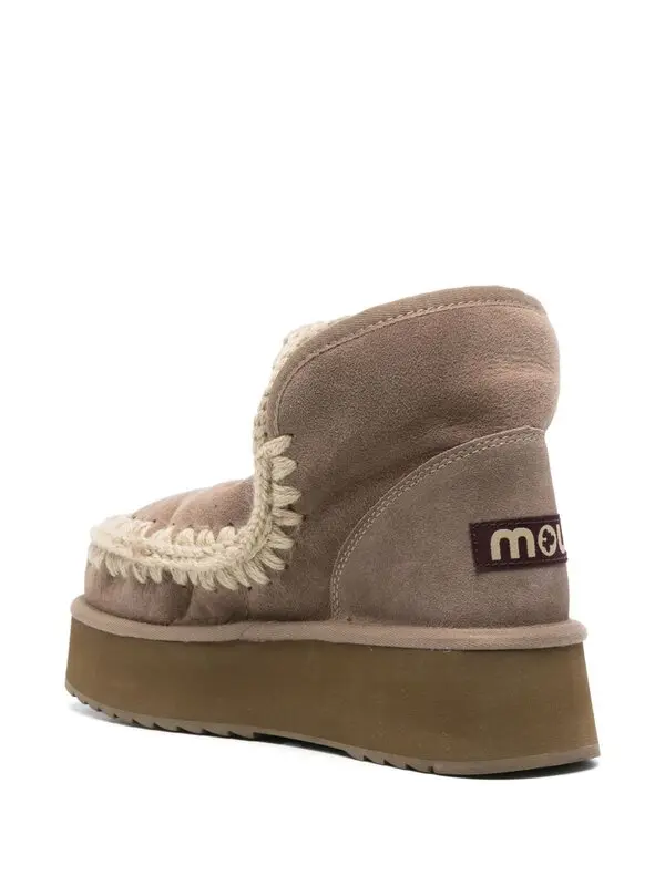Mou Mini Eskimo Platform Boots - Grey