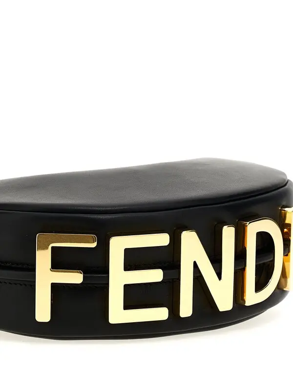 Fendi Fendigraphy Mini Handbag - Black