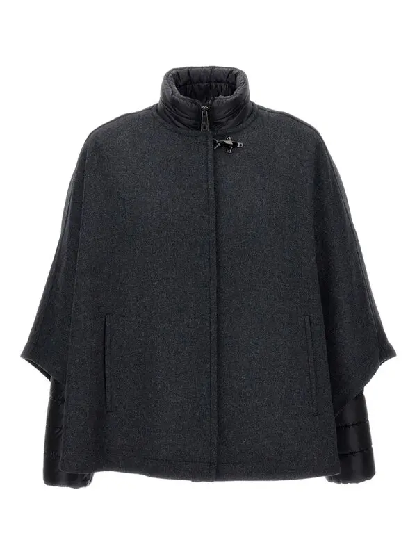FAY Reversible Wool Cape
