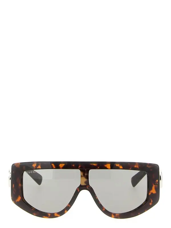 Gucci Rectangular Sunglasses - Brown