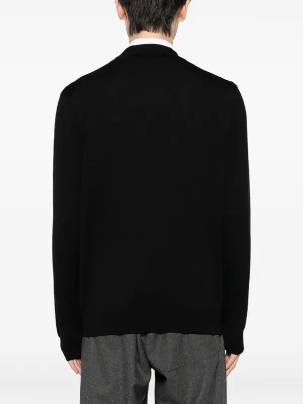 Maison Kitsuné Fox Head Wool Cardigan