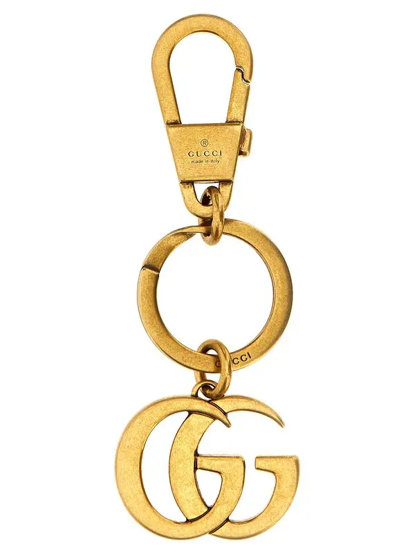 Gucci Doppia G Keyring - Gold